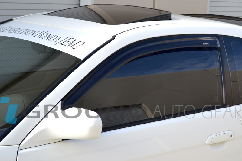 OB 01-05 CIVIC 2DR | HIC WINDOW VISORS @ iGround Canada